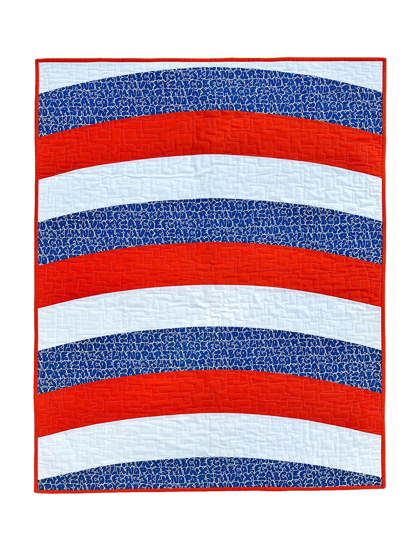 Sample Sale Quilt #38 - Pickled Beets - Bubble Letters – Latifah Saafir ...