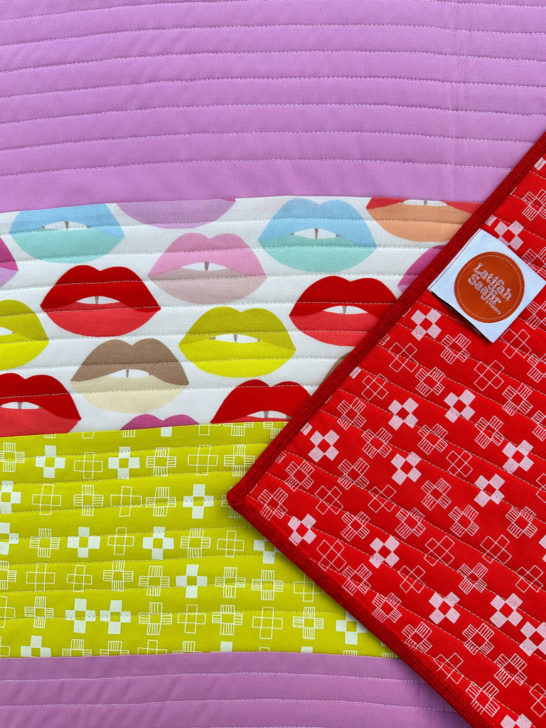 Sample Sale Quilt #37 - Pickled Beets - Lips – Latifah Saafir Studios