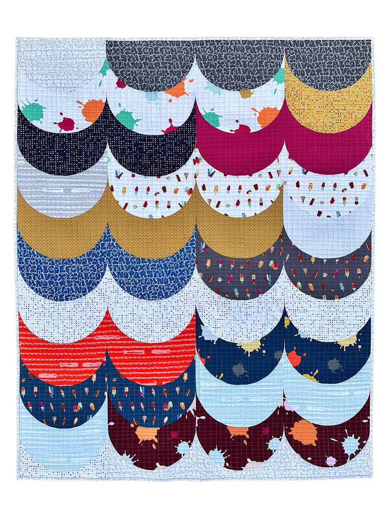 Sample Sale Quilt #11 - Scallop - Double Dutch – Latifah Saafir Studios