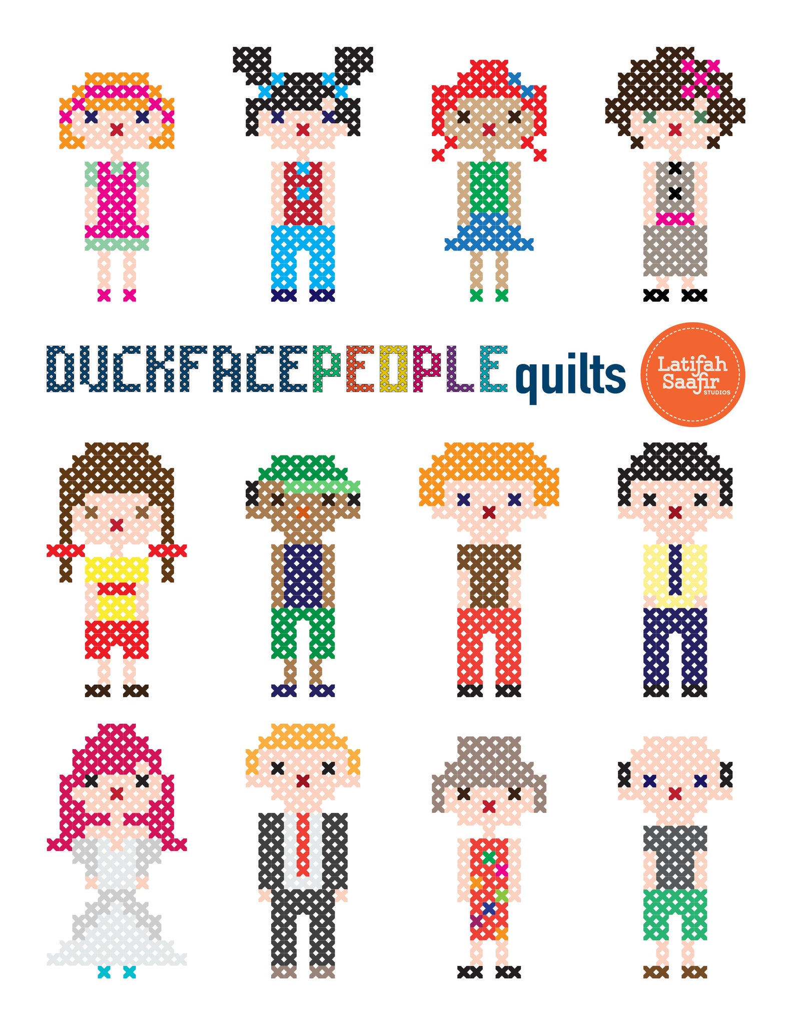 Duckface People Quilt - PDF – Latifah Saafir Studios