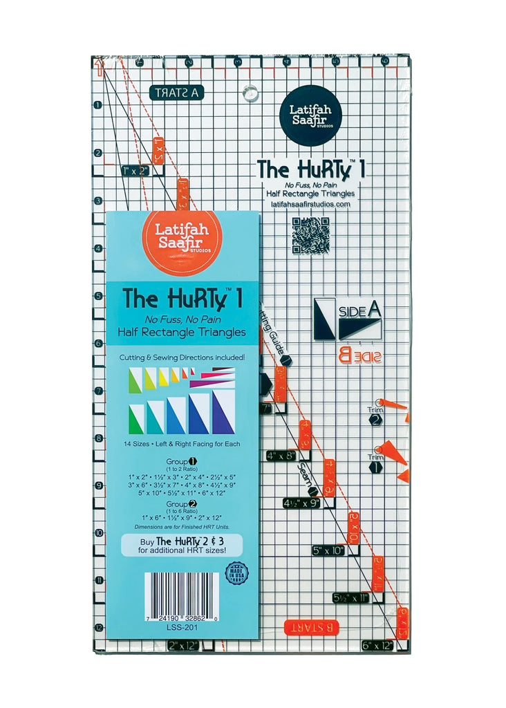 The HuRTy™ 1 - Half Rectangle Triangle Ruler – Latifah Saafir Studios