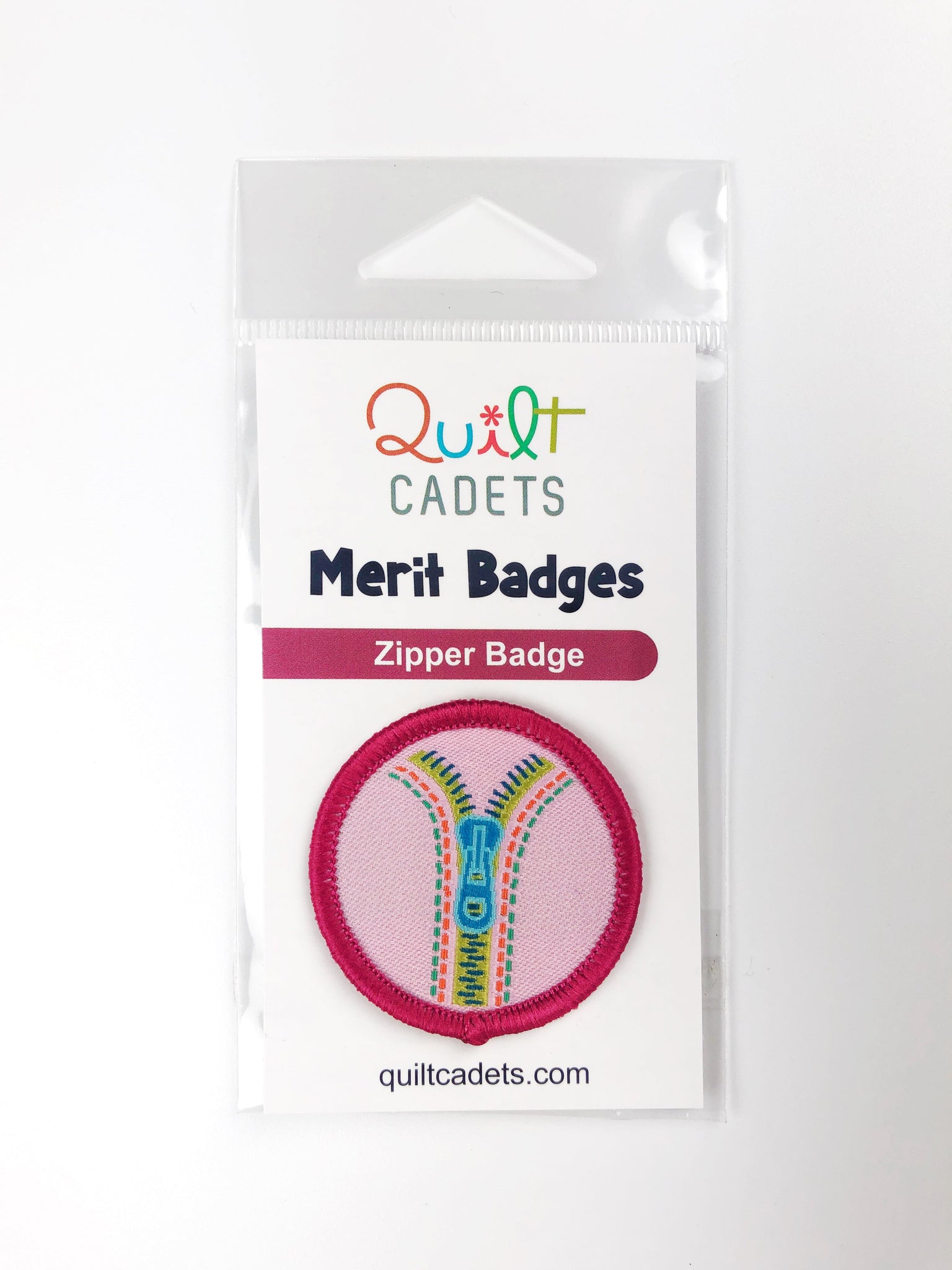 Quilt Cadets Merit Badge: Zipper Badge – Latifah Saafir Studios